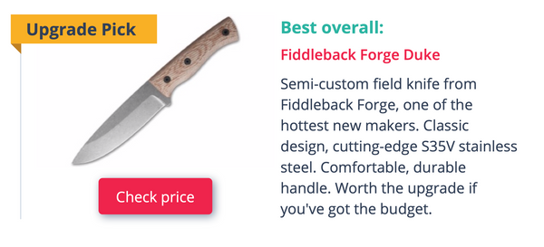 Best Overall Survival Knife? ThePrepared.com Picks Our Fiddleback Forg ...